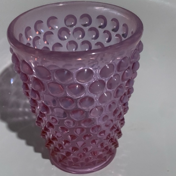 Fenton | Dining | Vintage Fenton Glass Translucent Purple Hobnail ...